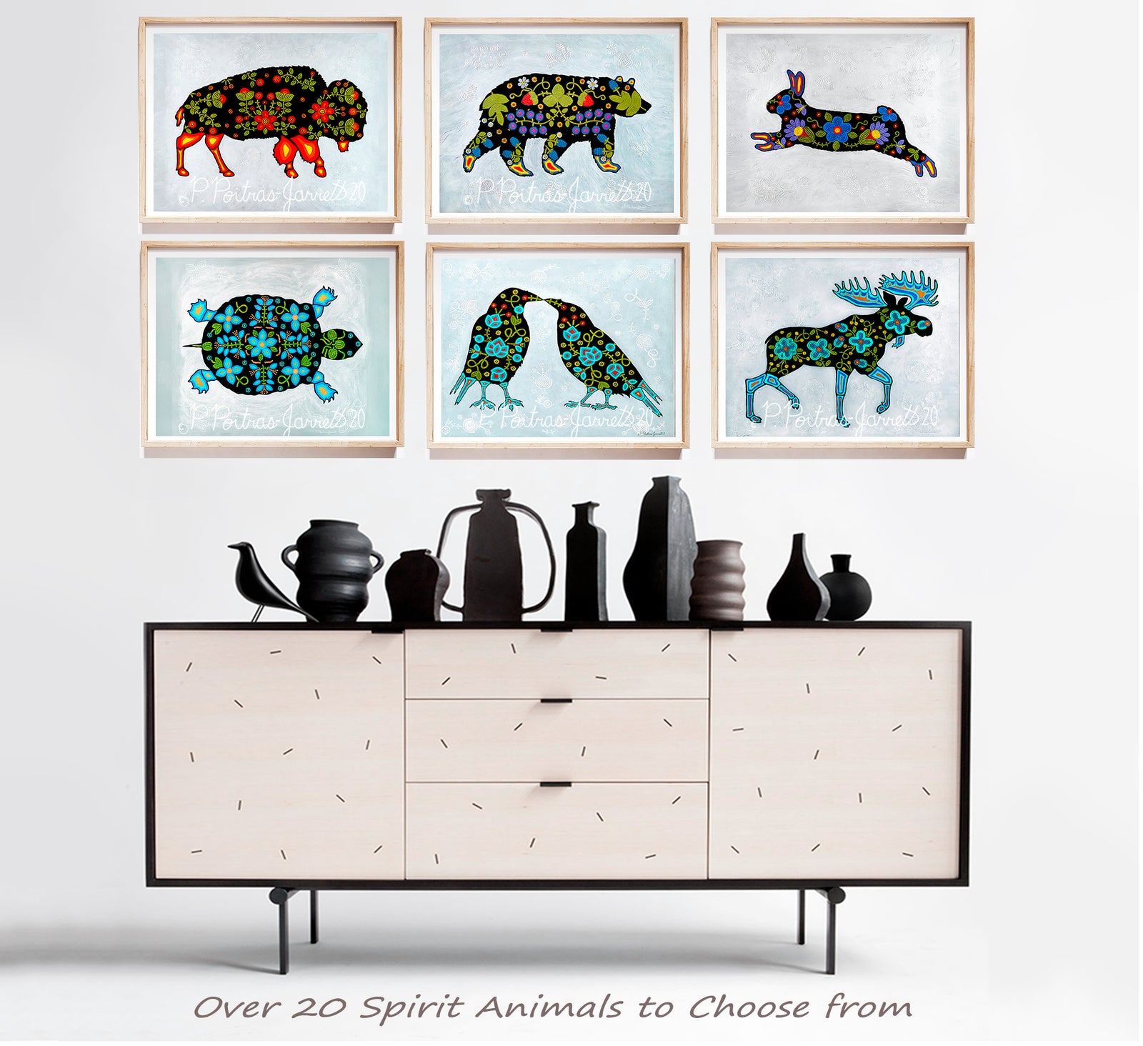 Buffalo - Strength & Respect The Buffalo Prints - Metis Spirit Art & Design