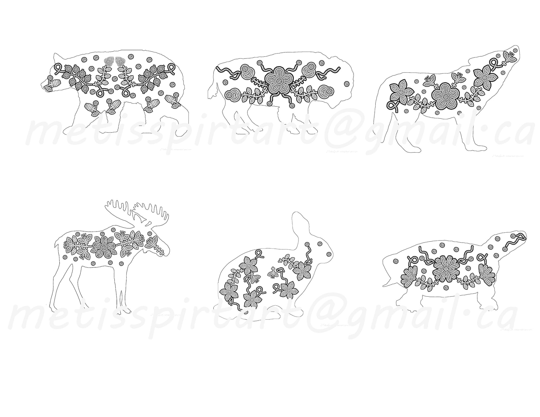 Spirit Animal Colouring Book Download Metis Spirit Art Design spirit-animal-colouring-book-download-metis-spirit-art-design